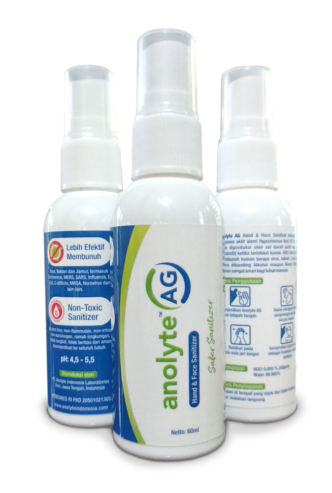 Cairan Antiseptik Anolyte AG dengan Manfaat Anti Aging