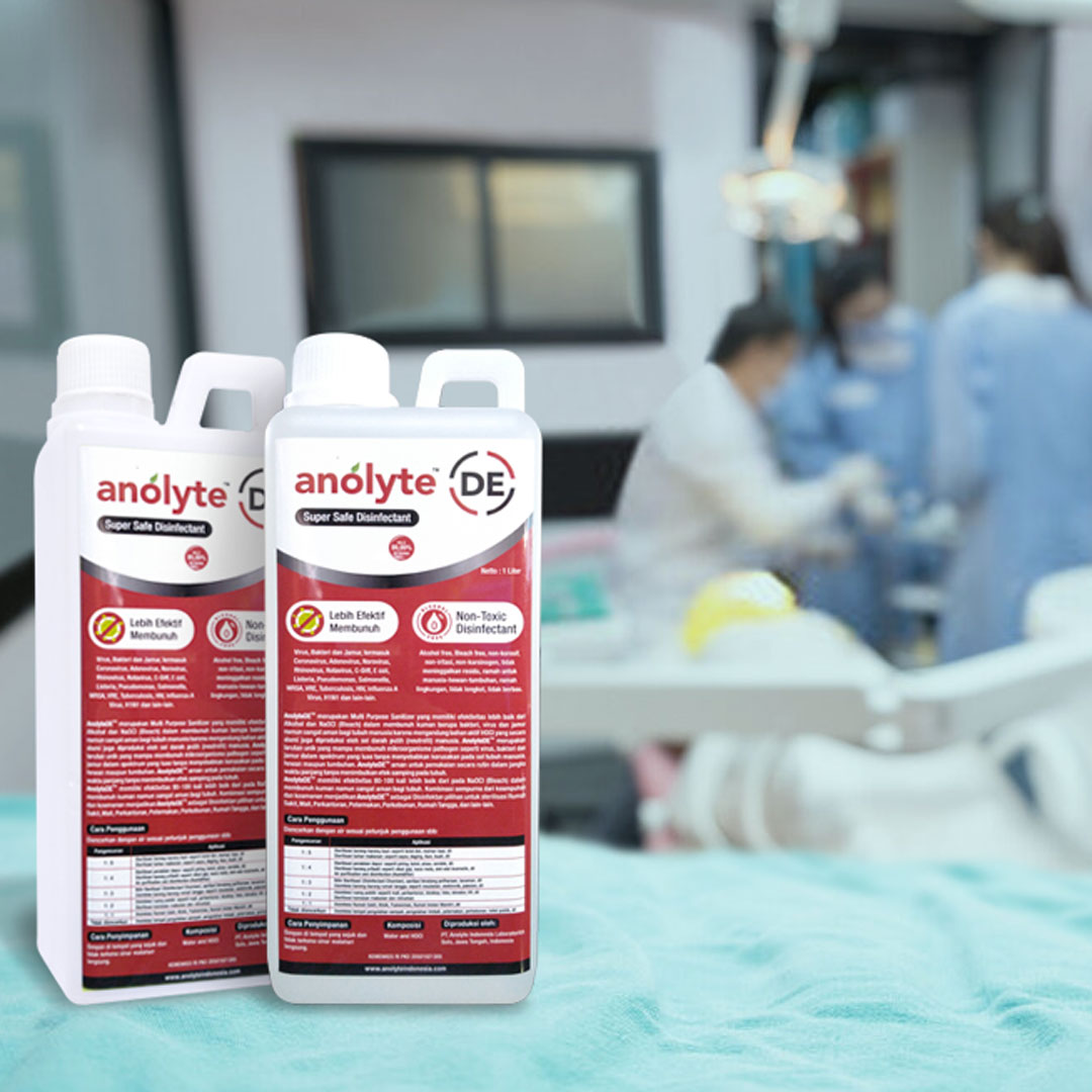 Disinfektan Anolyte DE - Anolyte Indonesia | Antiseptik | Disinfektan ...