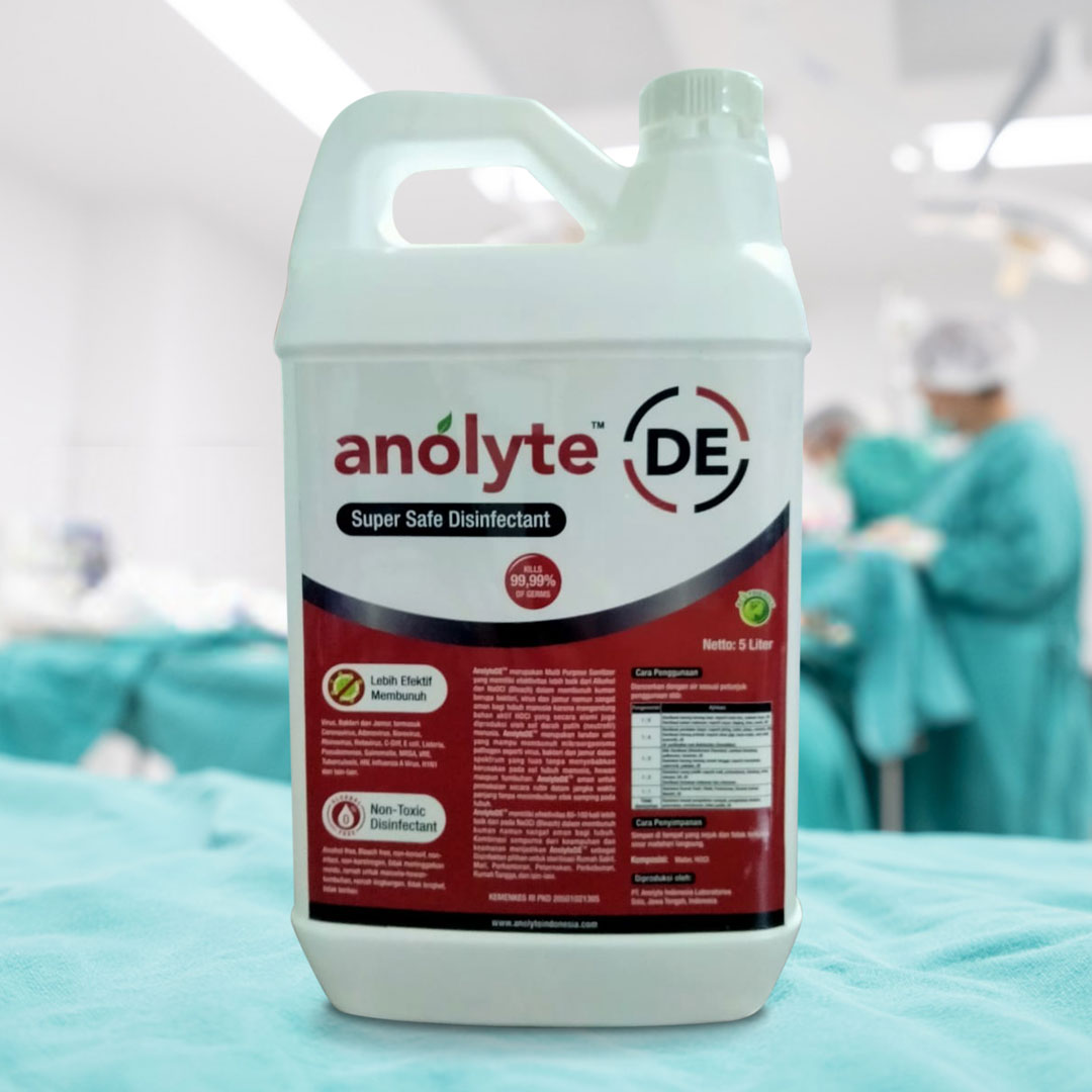 Disinfektan Anolyte DE - Anolyte Indonesia | Antiseptik | Disinfektan ...